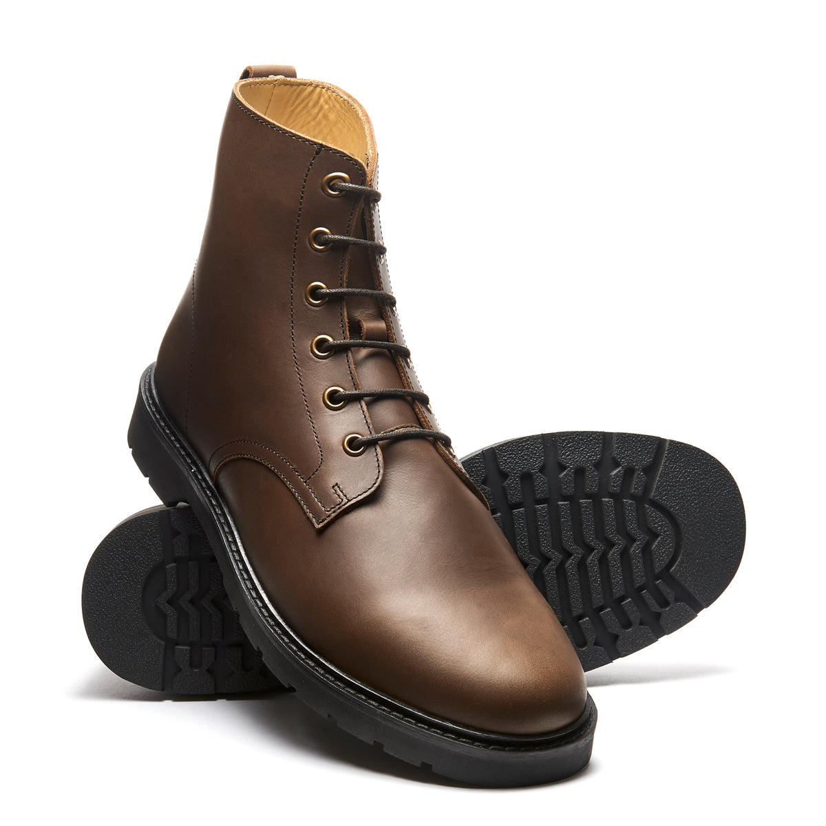 NPS Solovair Outlet | Factory Second | Boots | Gaucho Crazy Horse 6 Eye Derby Boot